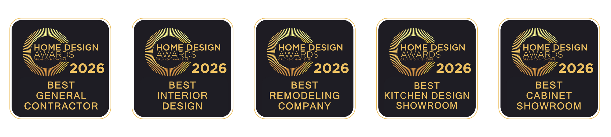 KBF Design Gallery Sweeps 2026 Orlando Home Design Awards - KBF Design ...